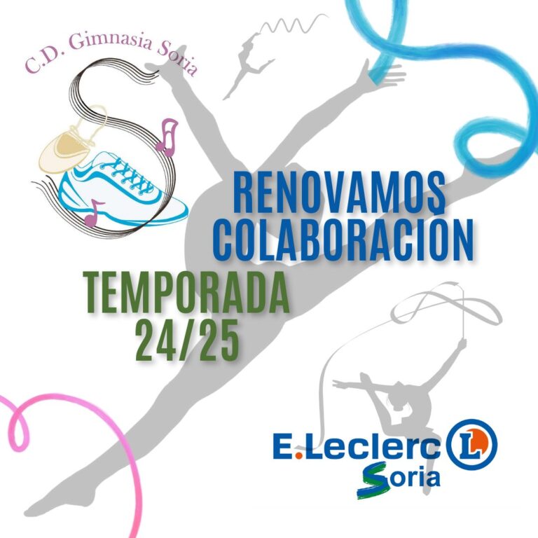 E.LECLERC SORIA RENUEVA SU COLABORACIÓN CON EL C.D.GIMNASIA SORIA UN ...
